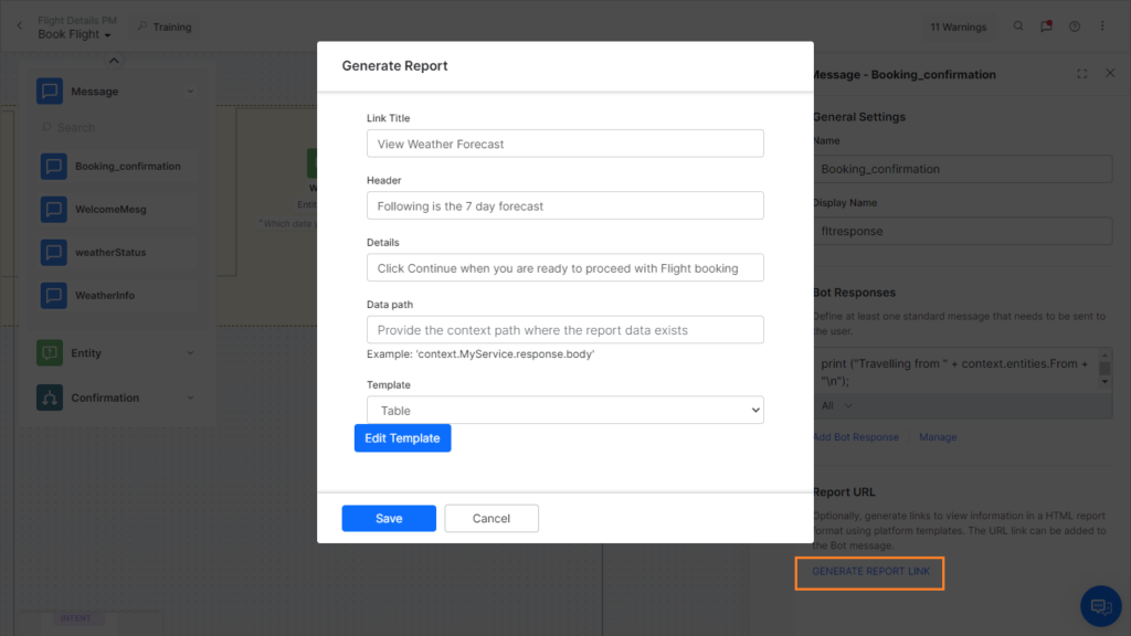 Message (Bot Response) Nodes - Kore.ai Documentation V10.1