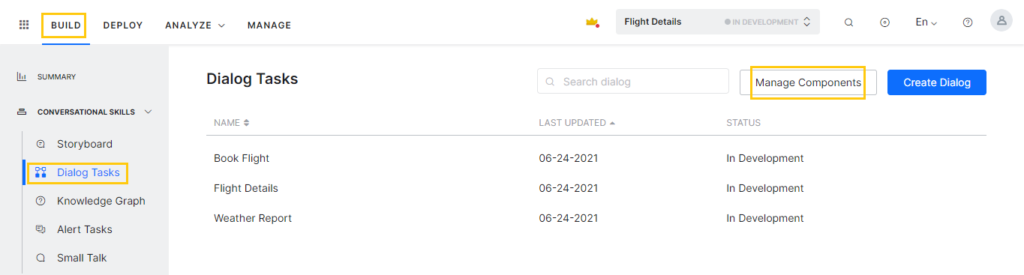 Managing Dialogs - v10
