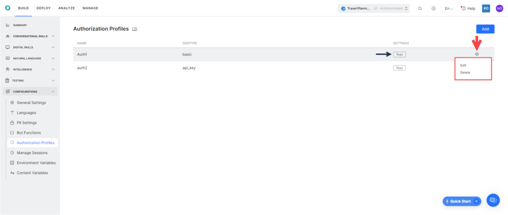 Bot Authorization Overview - v10