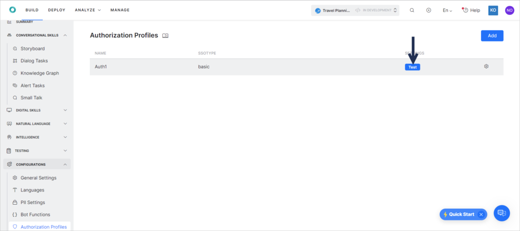 Setting Up Authorization Using Basic Auth V10