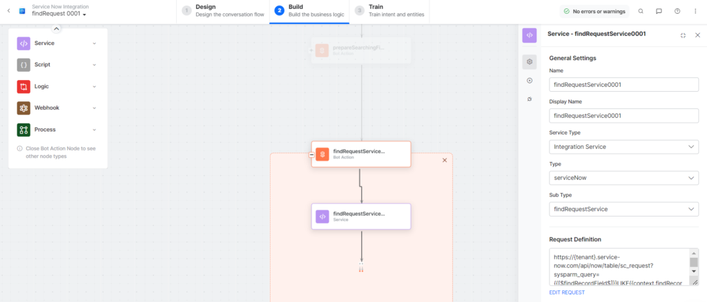 Using The ServiceNow Action Templates - v10