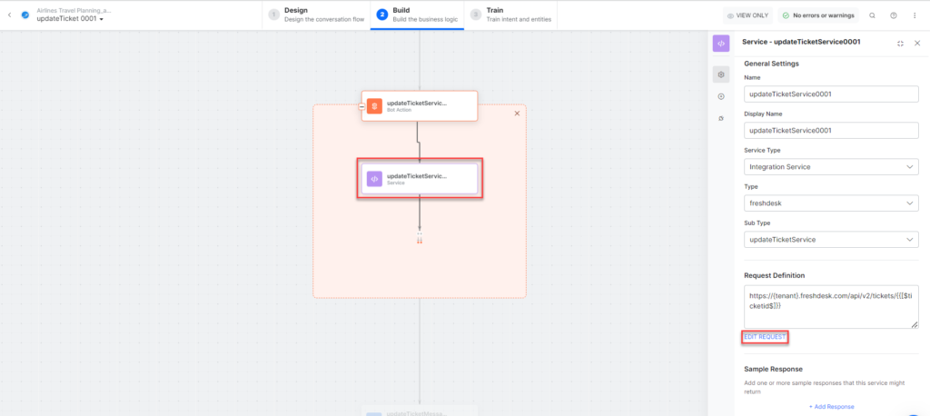 Using the Freshservice ITSM Action Templates - v10