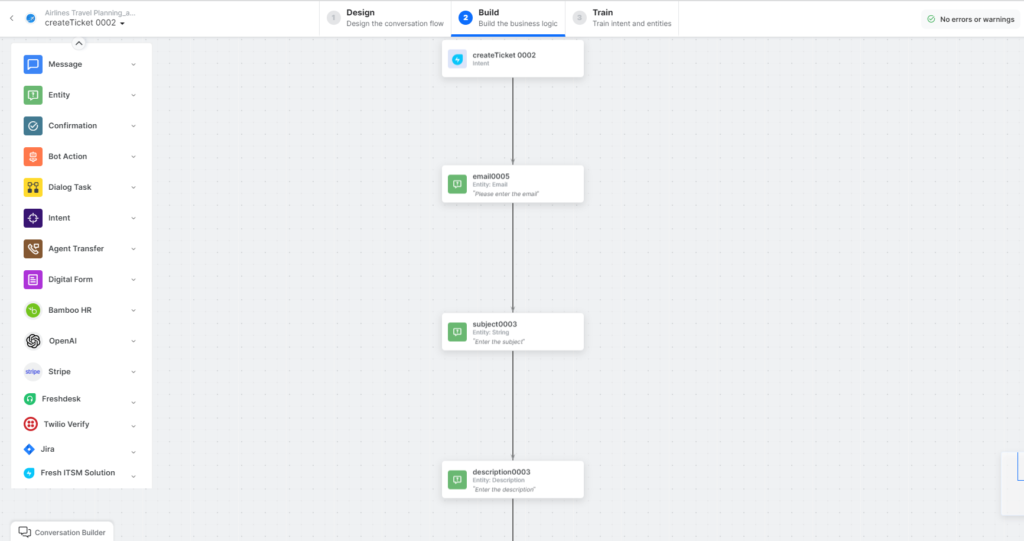 Using the Freshservice ITSM Action Templates - v10
