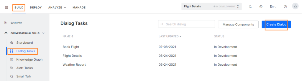 Dialog Task - Kore.ai Documentation v9-1