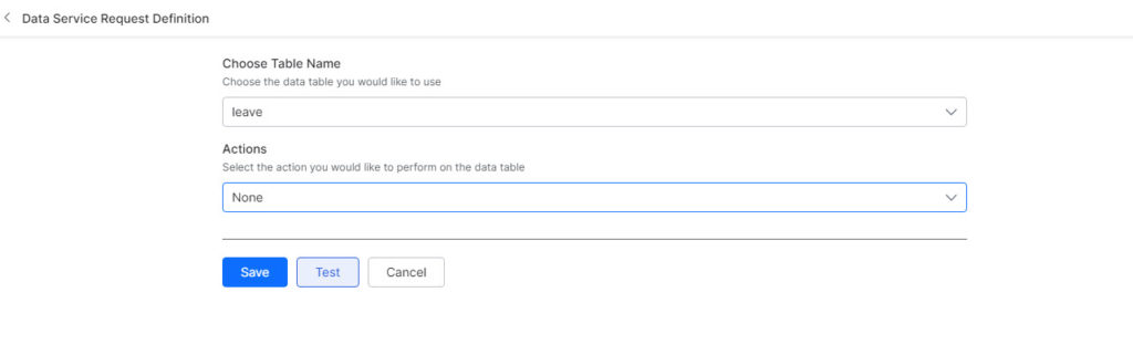 Connect to Data Table - Kore.ai Documentation