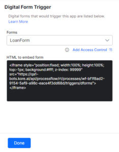 Digital Form - Kore.ai Documentation