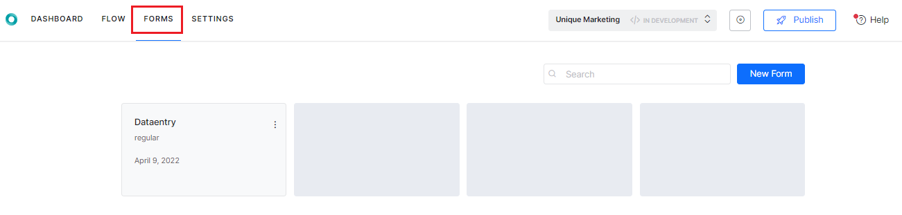 Form Creation - Kore.ai Documentation