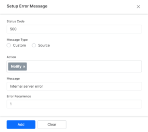 Customizing Error Messages - Kore.ai Documentation