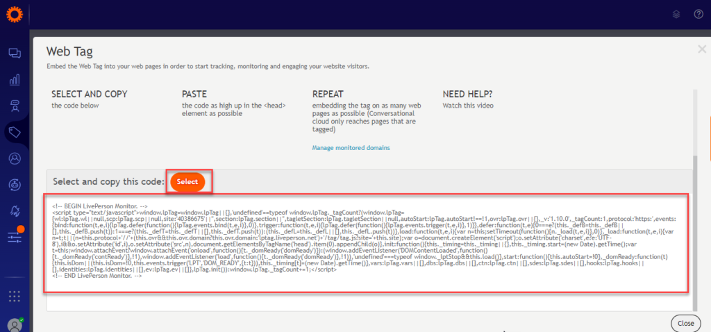 Adding the LivePerson Channel - Kore.ai Documentation