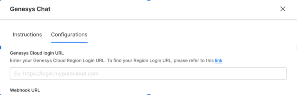 Adding Genesys Chat as a Channel - Kore.ai Documentation
