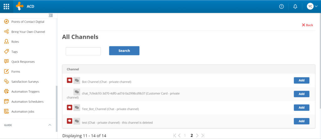 Adding Nice inContact as a Channel - Kore.ai Documentation