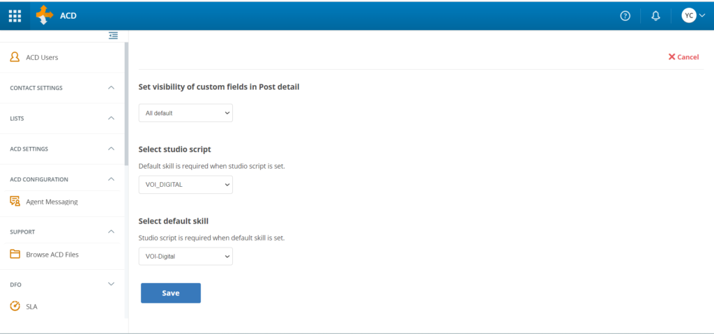 Adding Nice inContact as a Channel - Kore.ai Documentation
