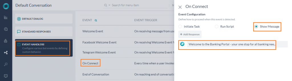 How to use Content Variables - Kore.ai Documentation v7.2
