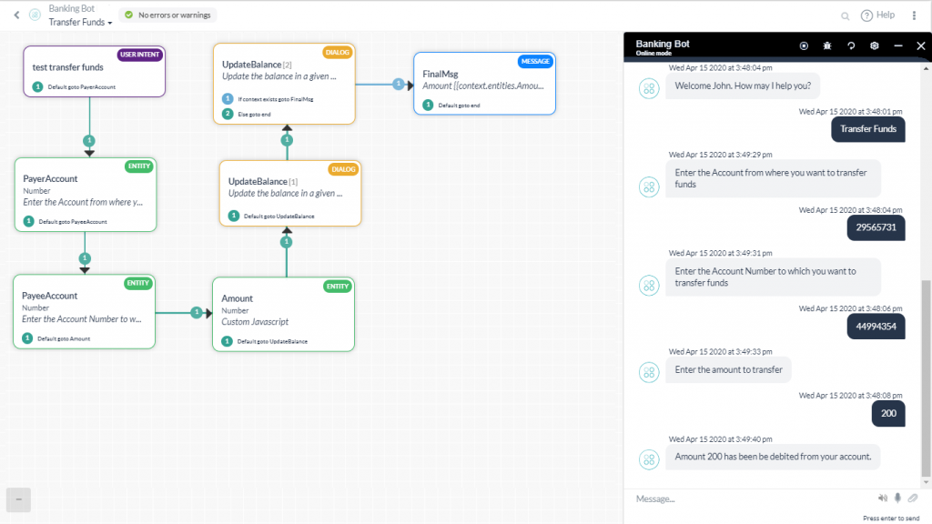 How to Create Custom Dashboard - Kore.ai Documentation v7.2