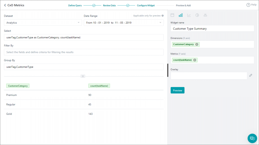 How to Create Custom Dashboard - Kore.ai Documentation v7.2