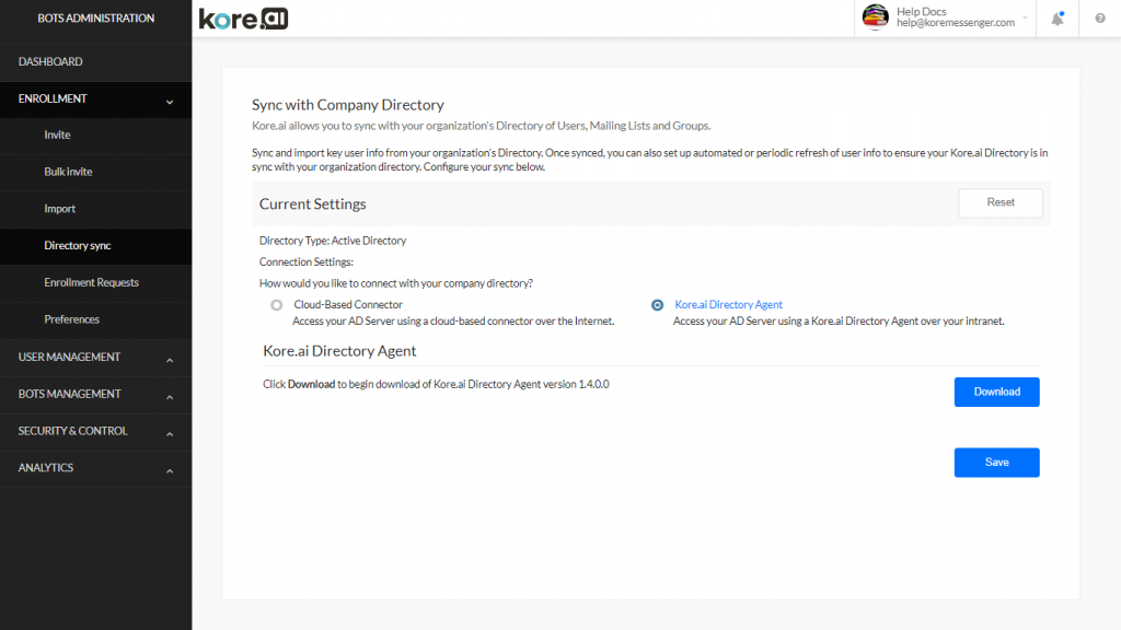 Synchronizing Users from Active Directory - Kore.ai Documentation v8.0